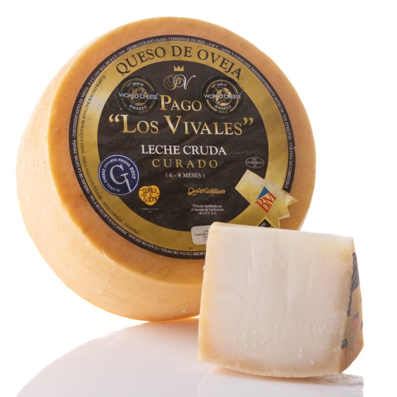 Queso Pago los Vivales etiqueta negra curado de oveja 350 grs